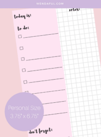 Free Printable Library | Wendaful Planning – Planners, Productivity ...