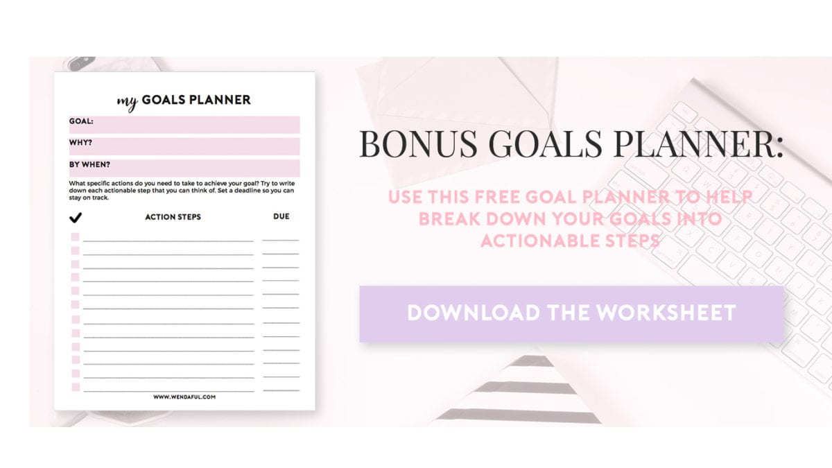 Thank You - Goal Planner | Wendaful Planning – Planners, Productivity ...