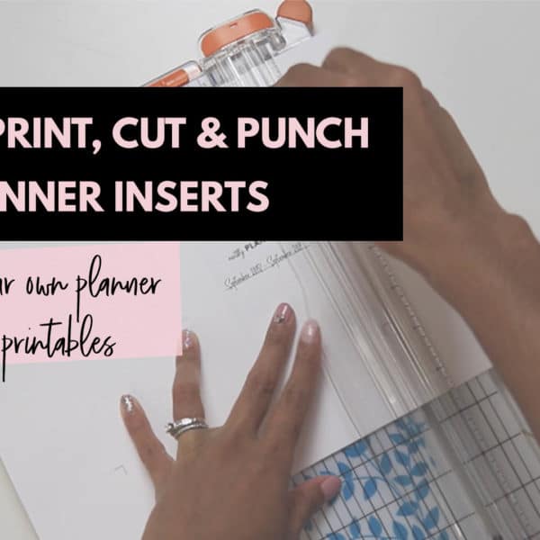Wendaful Printable Inserts | Planner Refills