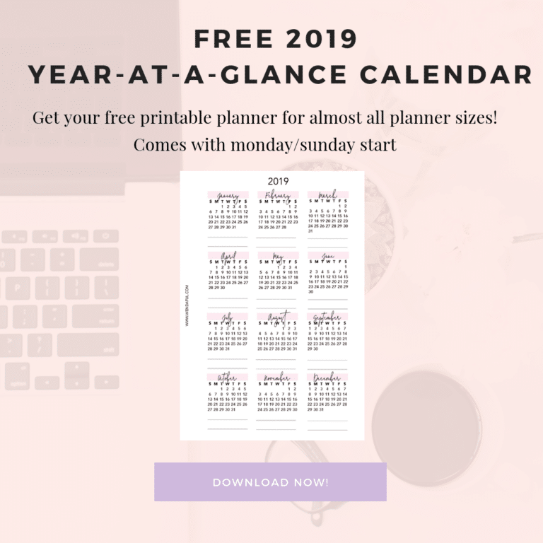 Wendaful Printable Inserts | Planner Refills