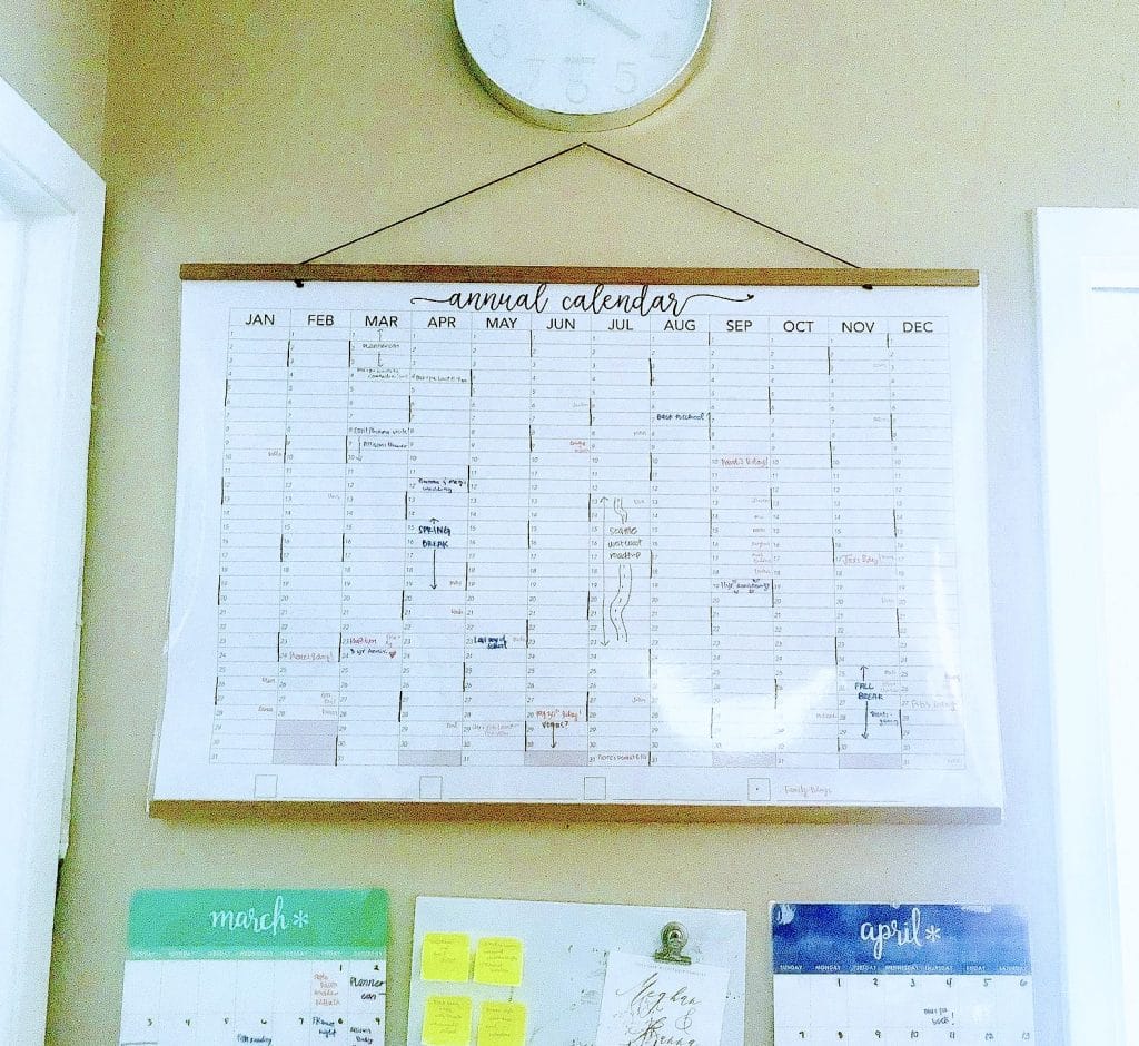 How To Make Your Own $5 Wall Calendar | Wendaful Planning – Planners ...