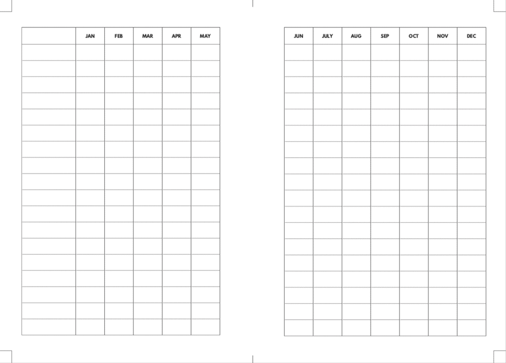 Free Printable Planner: Monthly & Annual Trackers | Wendaful Planning ...