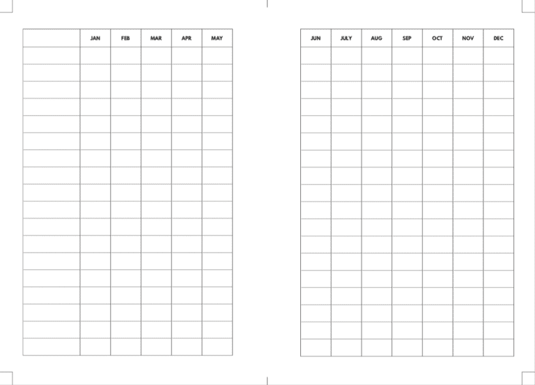 Free Printable Planner: Monthly & Annual Trackers | Wendaful Planning ...