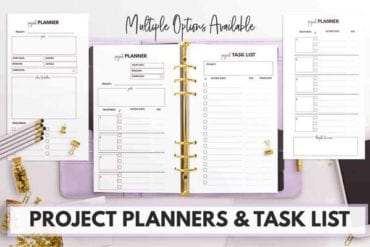 How to Plan for Projects in your Planner + Free Printable Project ...