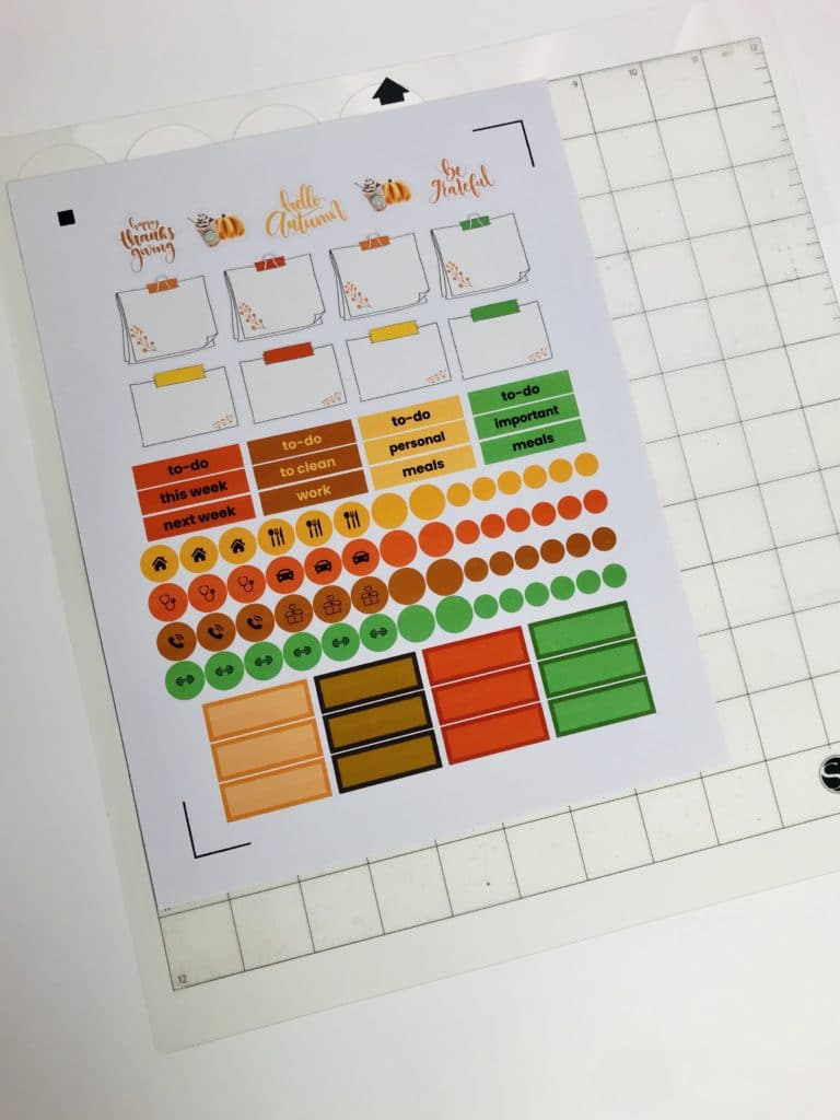 Free Fall Print & Cut Stickers | Wendaful Planning – Planners ...