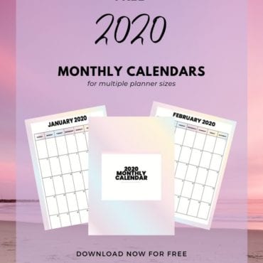 Wendaful Printable Inserts | Planner Refills