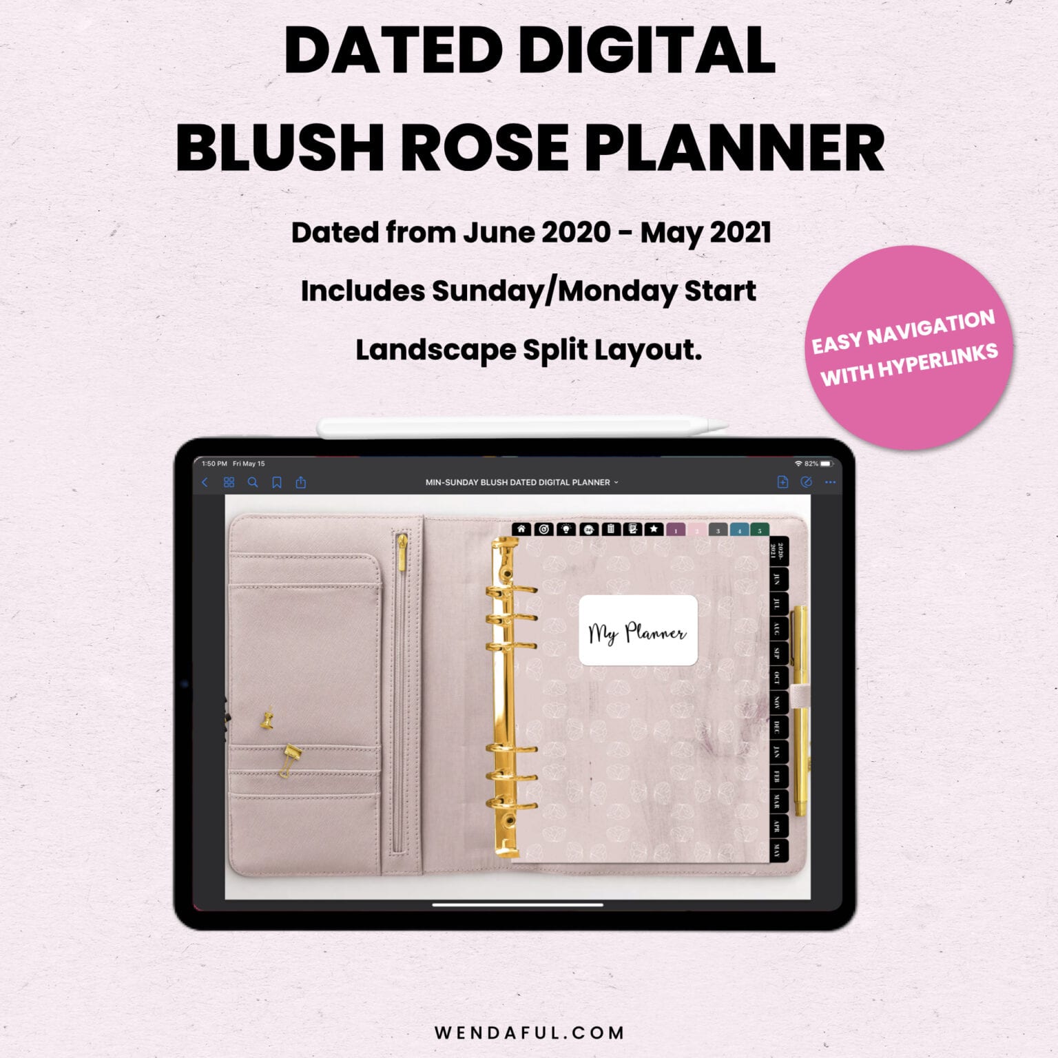 My Digital Planner Flip-Through & How to Navigate | Wendaful Planning ...