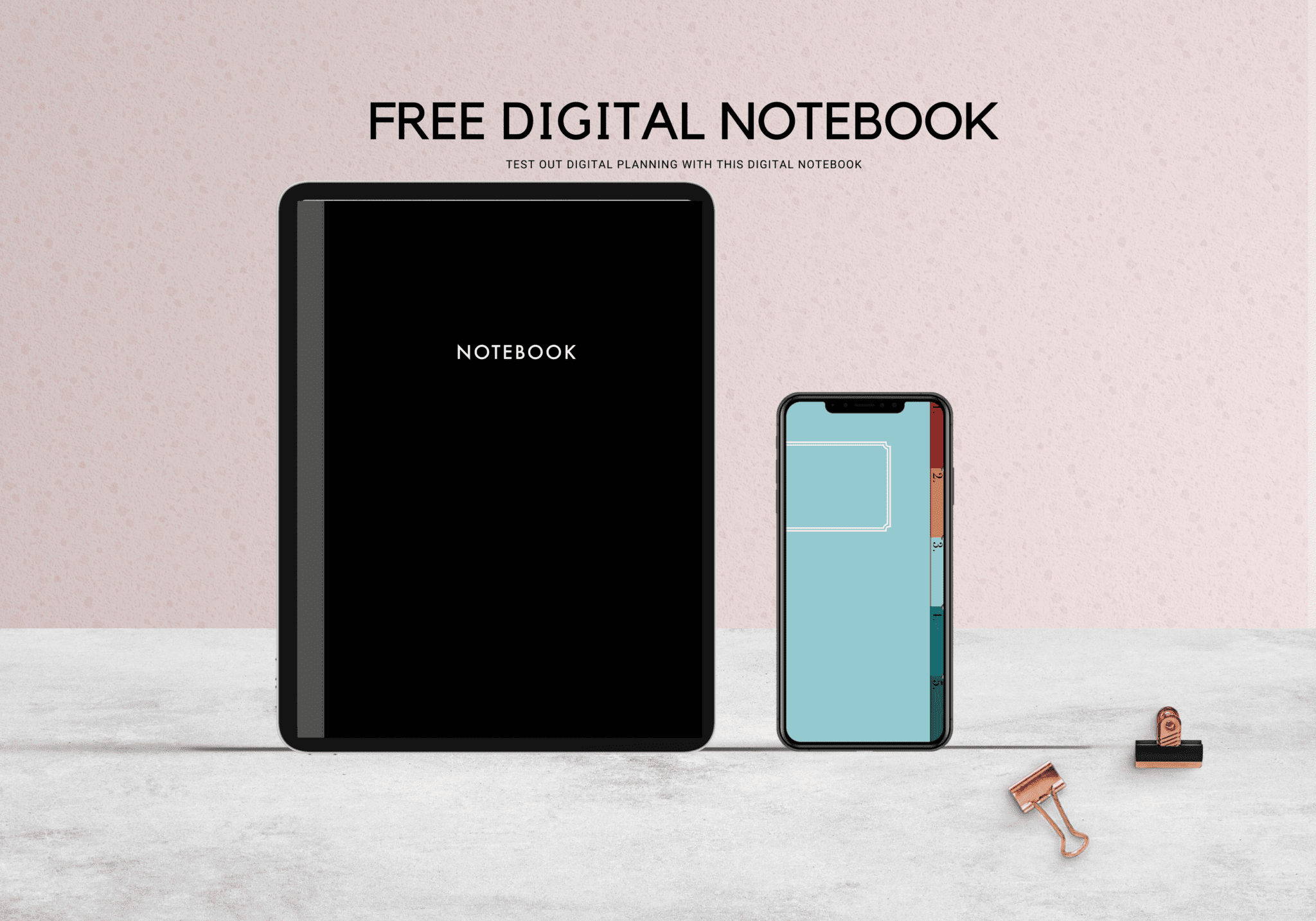 Free Digital Notebook - Wendaful Planning