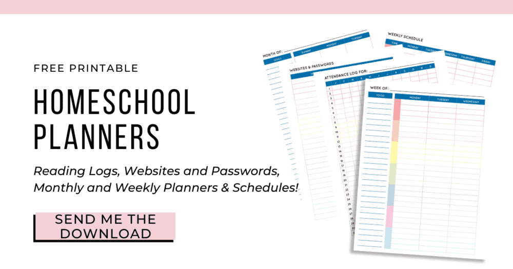 Free Printable Homeschool Planner for Distance Learning | Wendaful ...