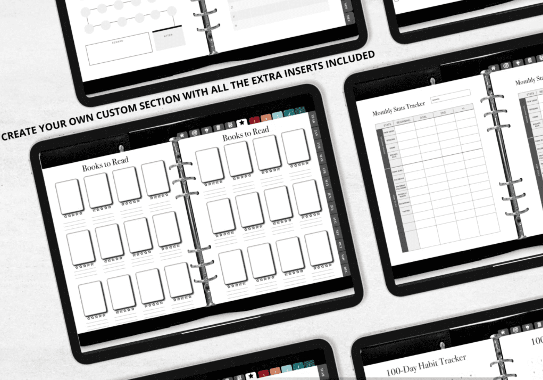Undated Black Digital Planner Sale | Wendaful Planning – Planners ...