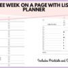 Wendaful Printable Inserts | Planner Refills