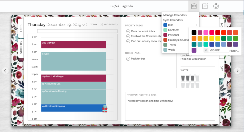 A Simple Digital Planner with Artful Agenda + A Giveaway! | Wendaful ...