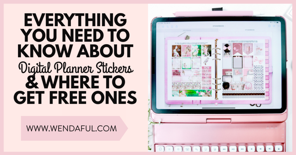Wendaful Printable Stickers | Planners