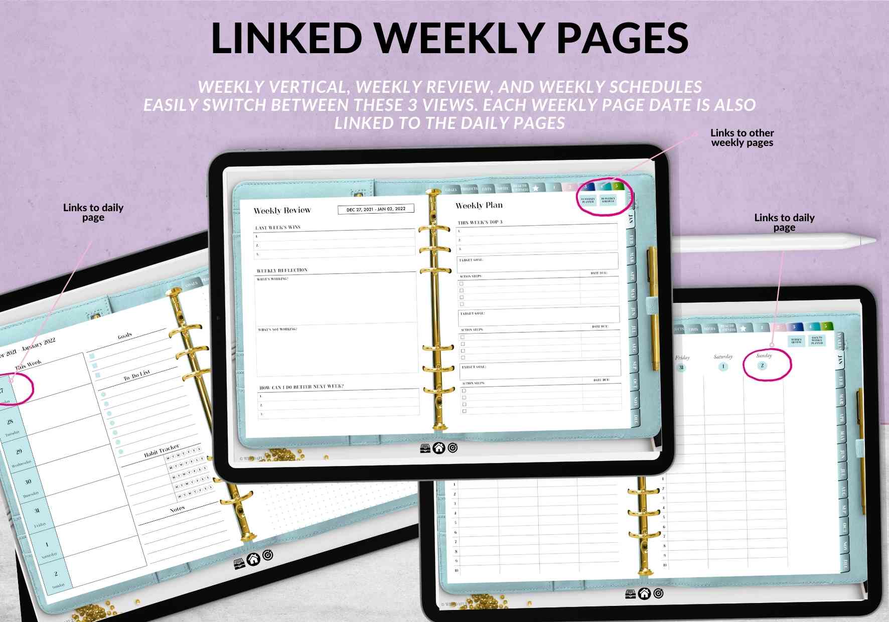 2022 Deluxe Digital Planners | Wendaful Planning