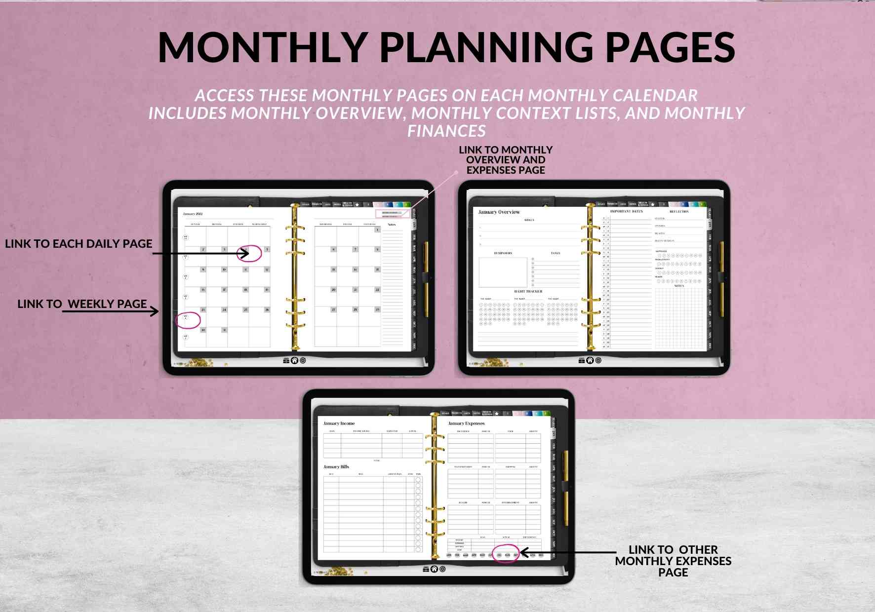 2022 Deluxe Digital Planners | Wendaful Planning – Planners, Productivity & Organization