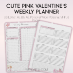 Organize Your Week with a Pop of Pink: Download Our Free Printable Pink ...