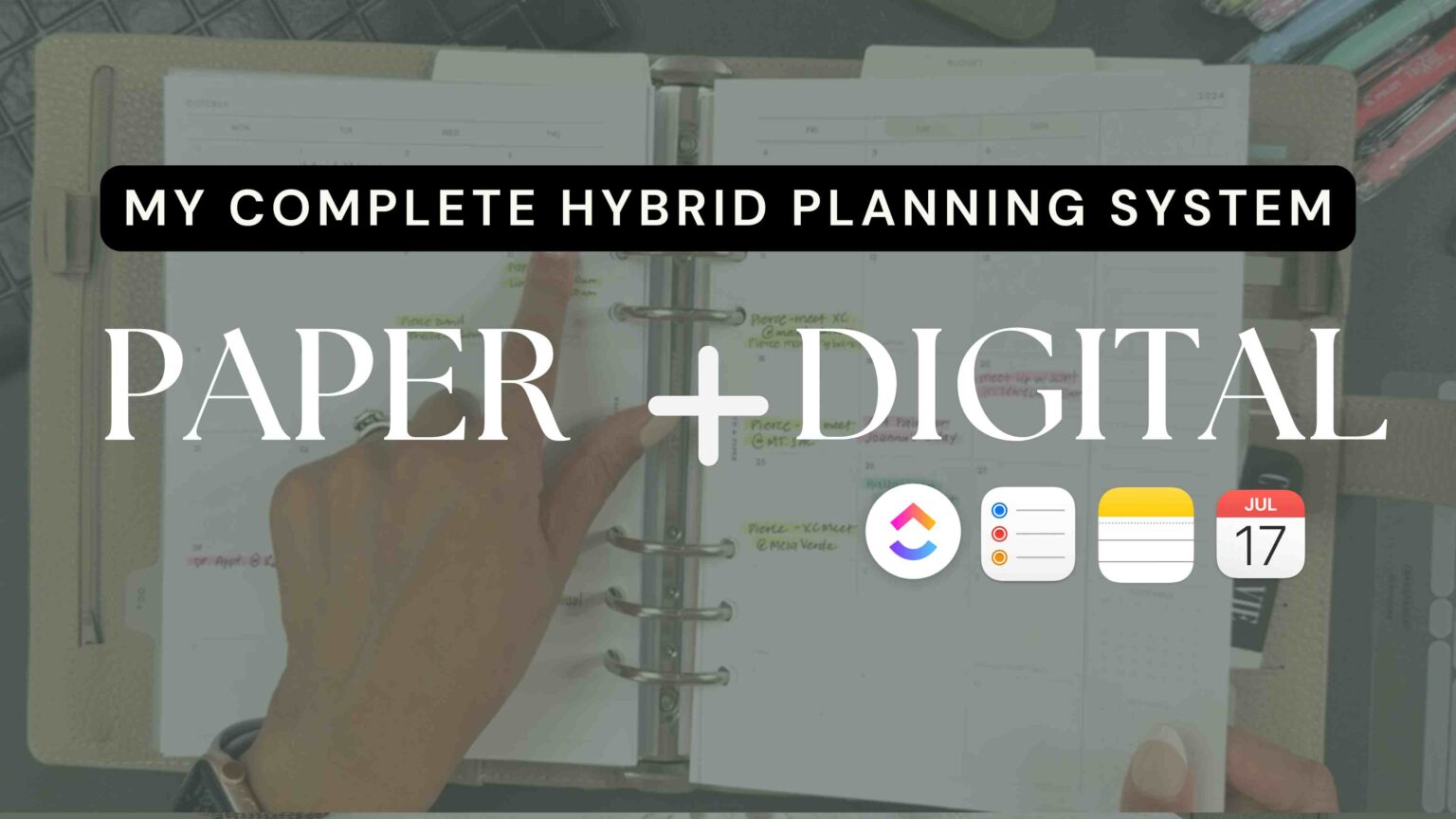 The Best of Both Worlds: How to Create Your Hybrid Planning System ...