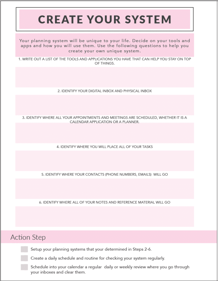 How To Create Your Planning System | Wendaful Planning – Planners ...